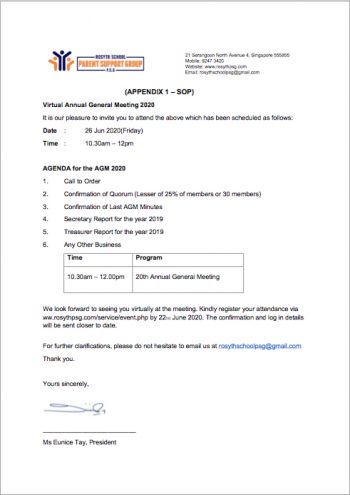 2020E-AGM Invitation Letter – Rosyth PSG Official Homepage